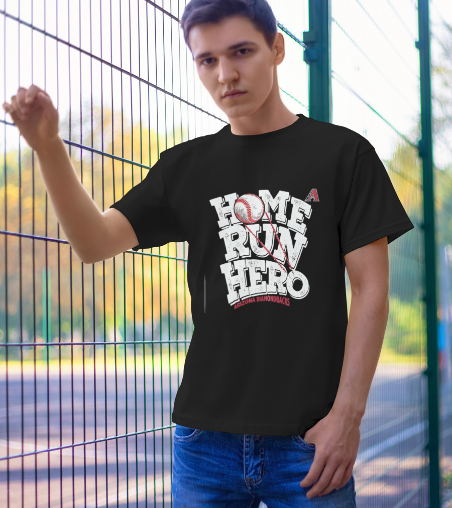 Arizona Diamondbacks Home Run Hero Baseball MLB Fan T-Shirt