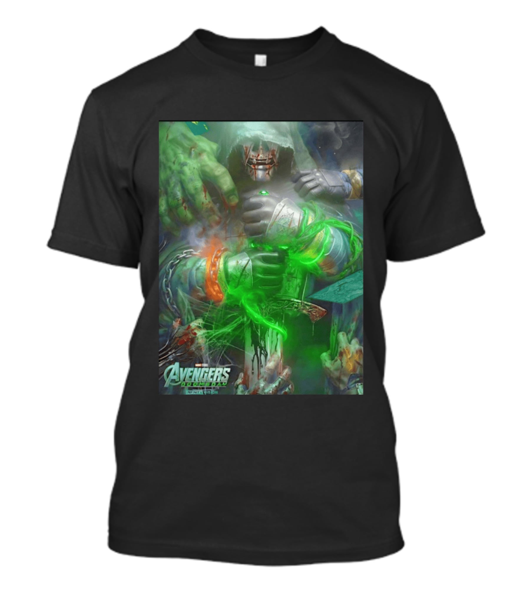 Avengers Doomsday Infinity Vision Powered Heroes Chaos T-Shirt