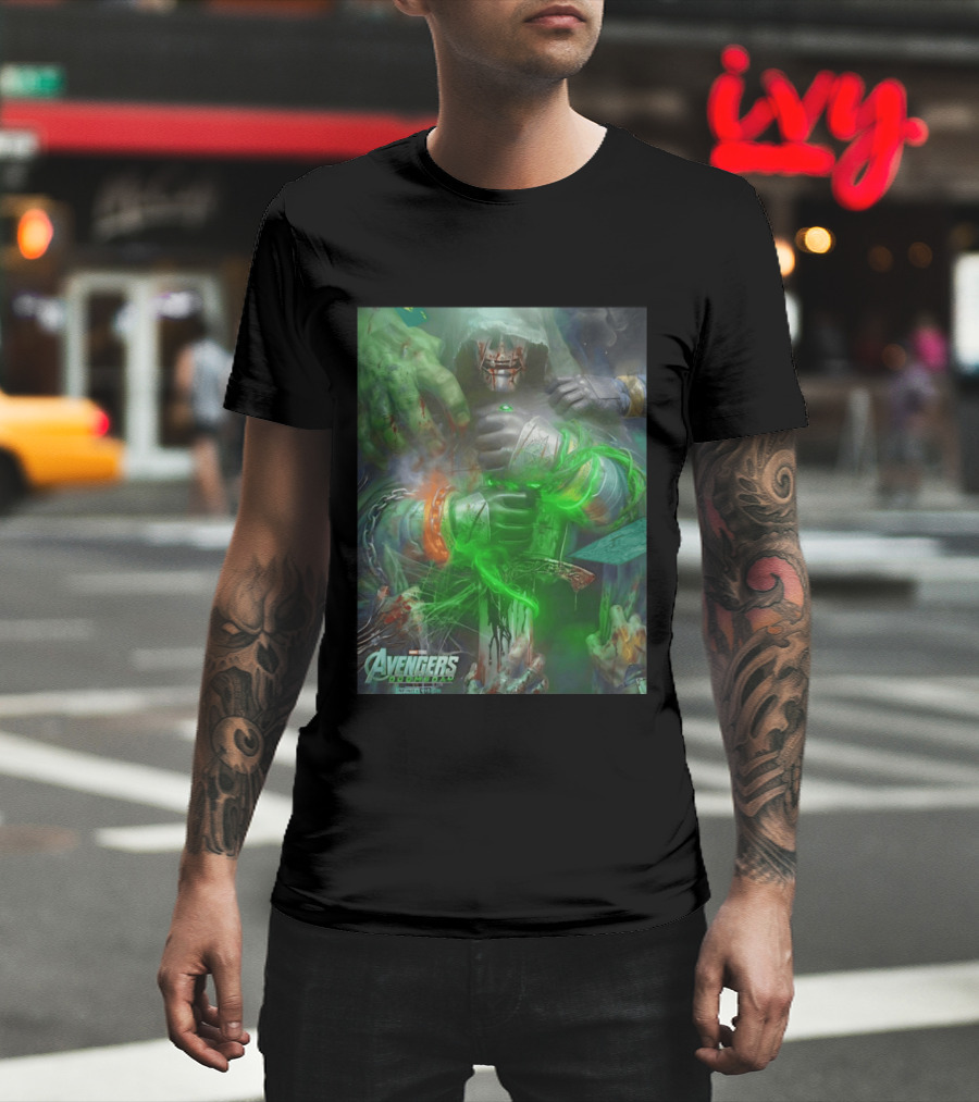 Avengers Doomsday Infinity Vision Powered Heroes Chaos T-Shirt
