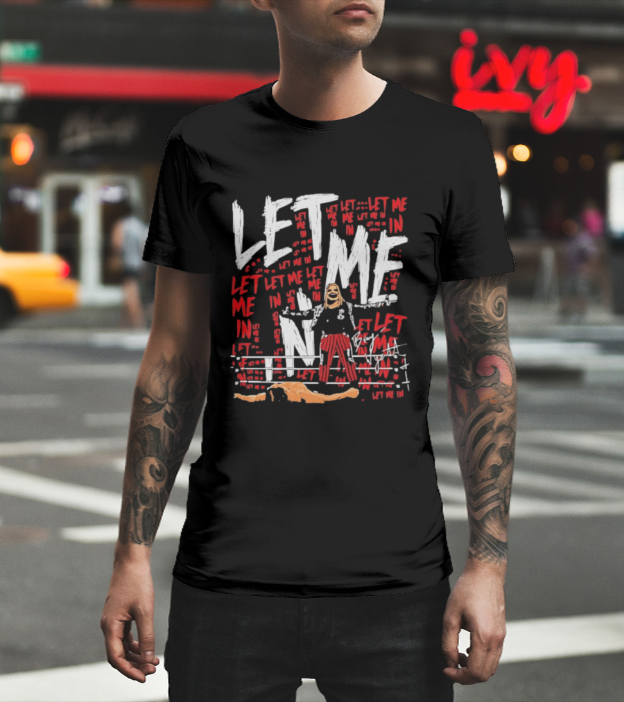 Bray Wyatt The Fiend Let Me In Wrestling Graffiti T-Shirt