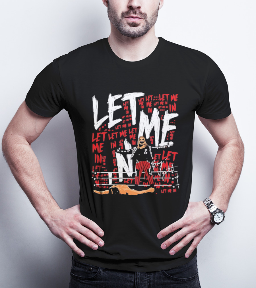 Bray Wyatt The Fiend Let Me In Wrestling Graffiti T-Shirt