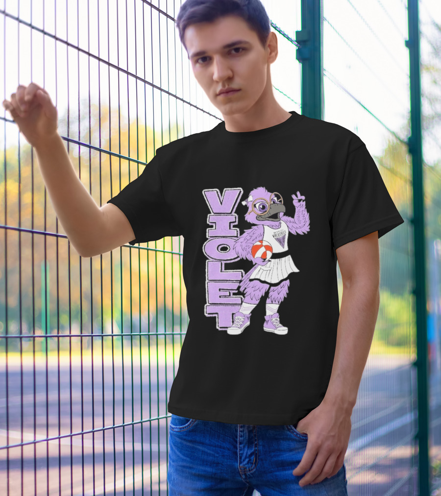 Golden State Valkyries Oaklandish Violet Mascot Basketball T-Shirt