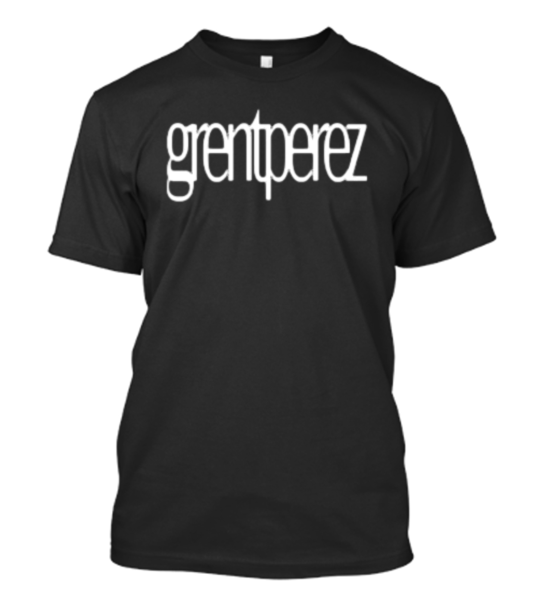 Grent Perez Store Grentperez Black White T-Shirt