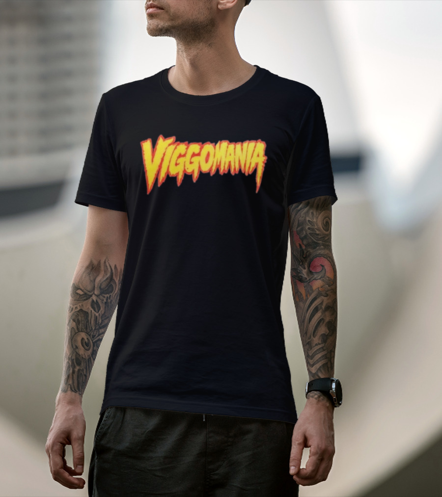 VIGGOMANIA Bold Retro Style Text Trend T-Shirt