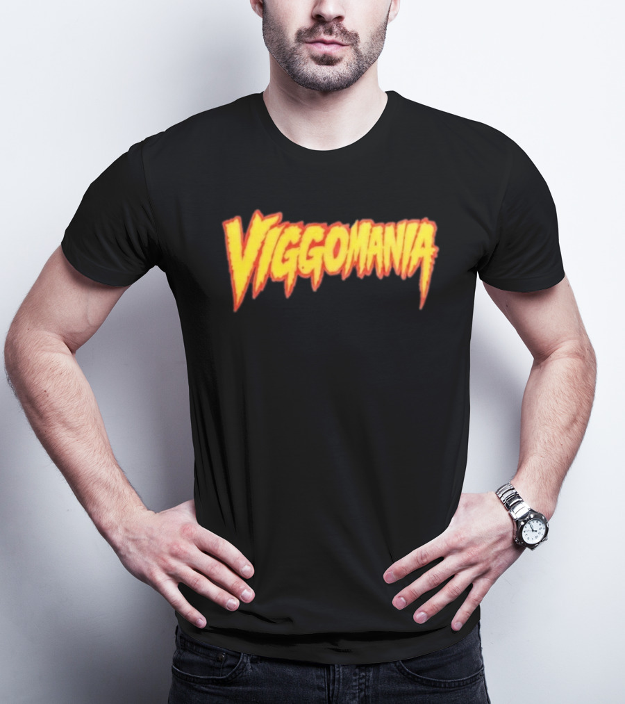 VIGGOMANIA Bold Retro Style Text Trend T-Shirt