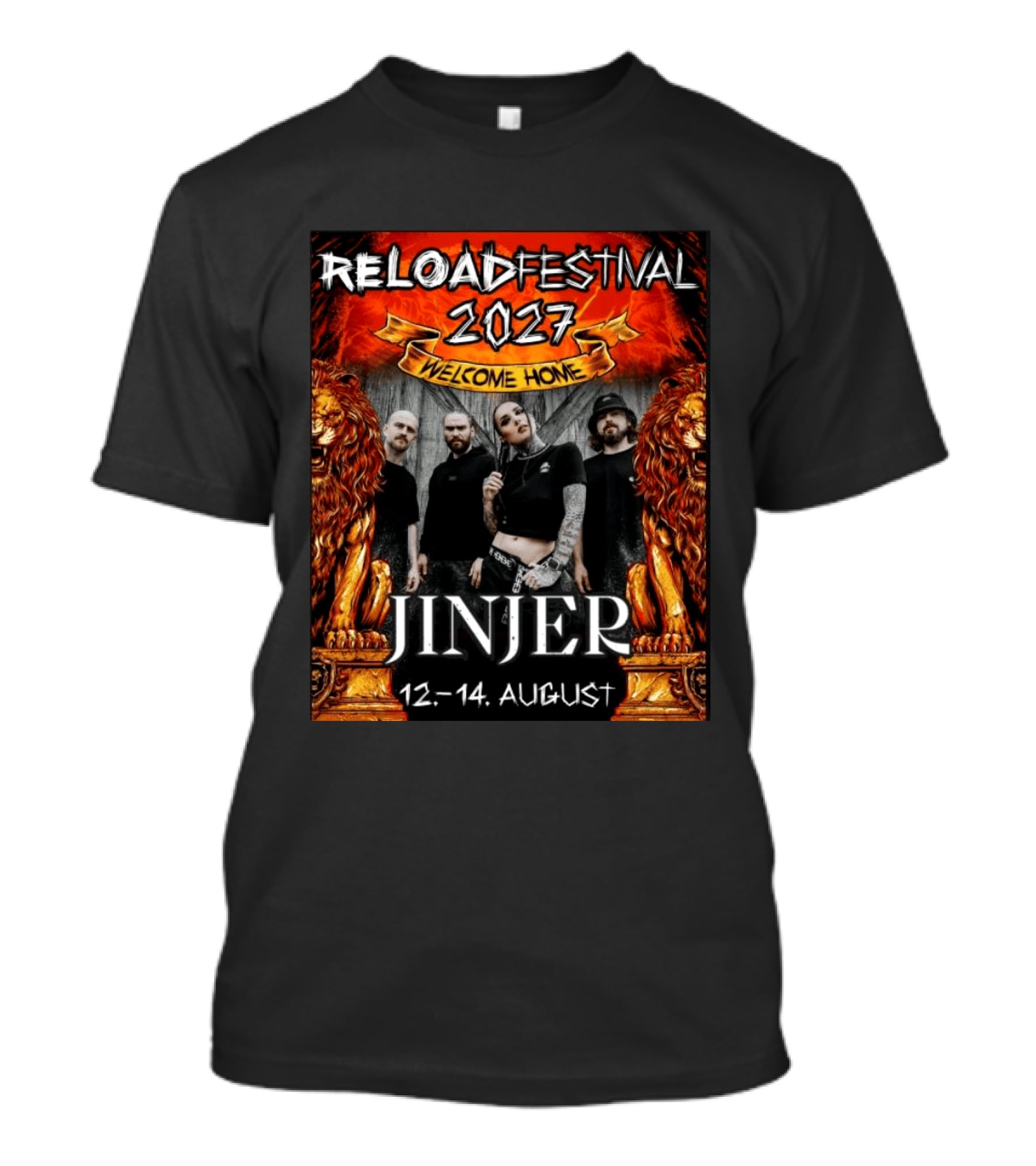Reload Festival 2027 Welcome Home Jinjer 12 14 August T-Shirt