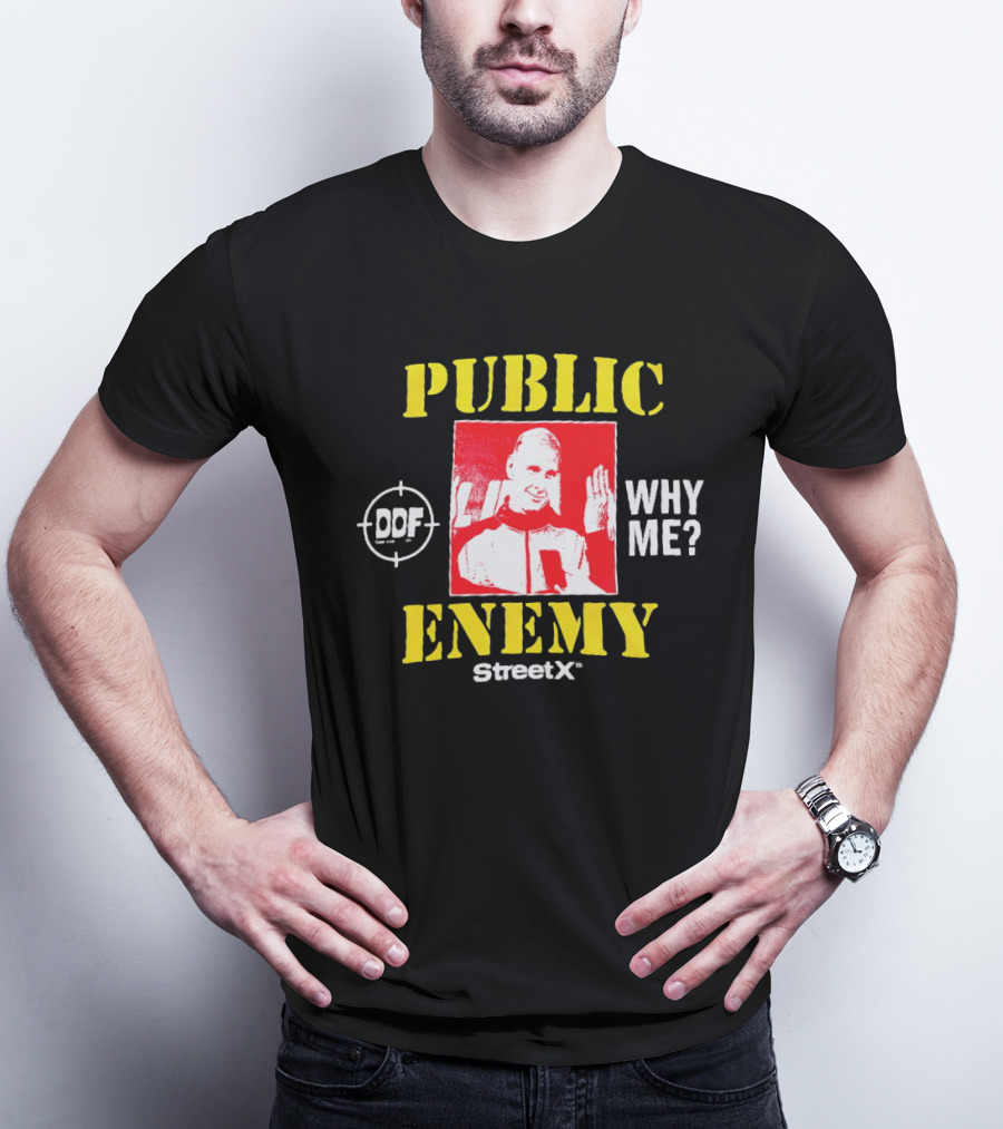 Dan Richardson Western Bulldogs Public Enemy Why Me StreetX DDF T-Shirt