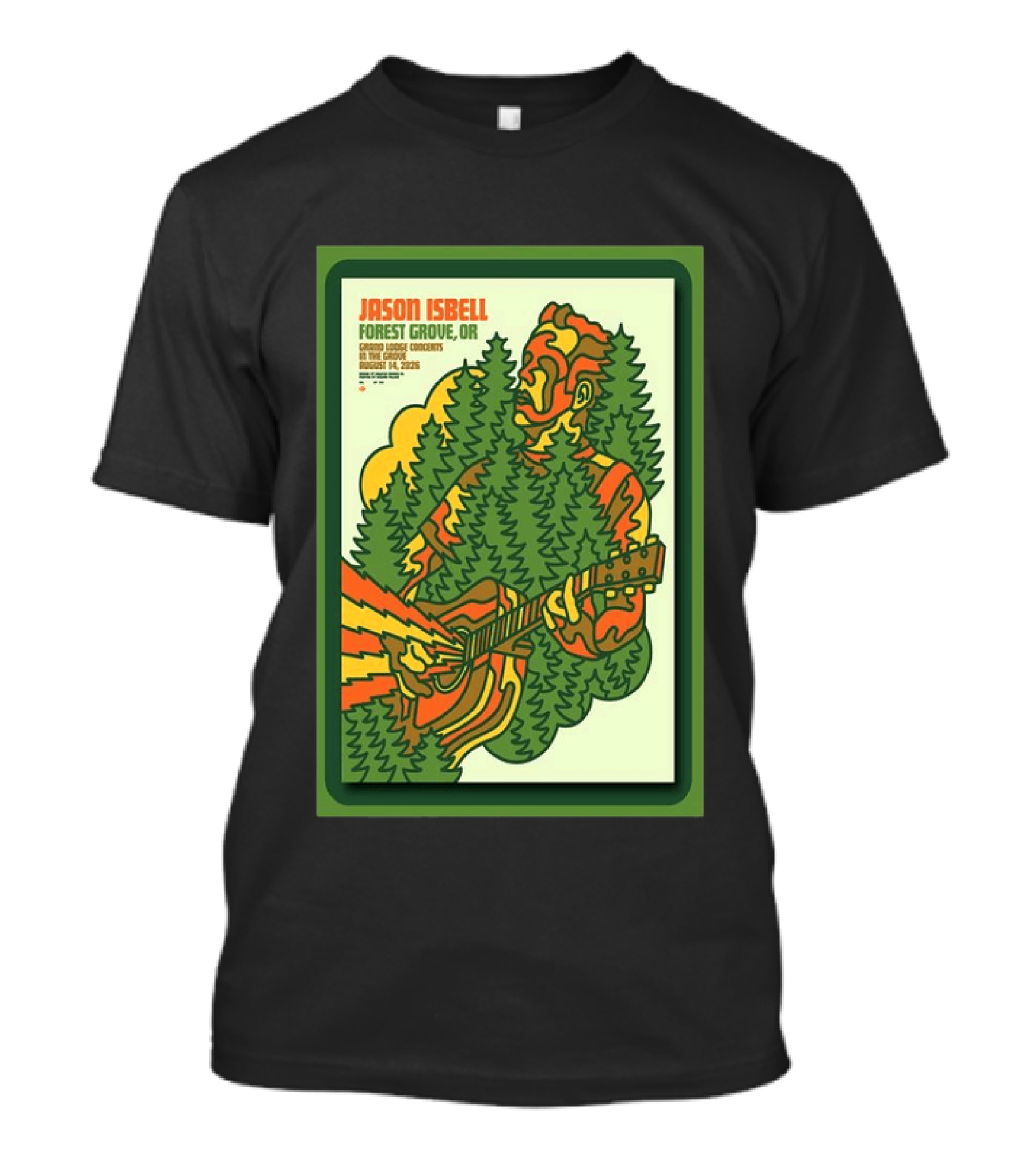 Jason Isbell Forest Grove OR Grand Lodge Concerts Aug 14 2026 T-Shirt