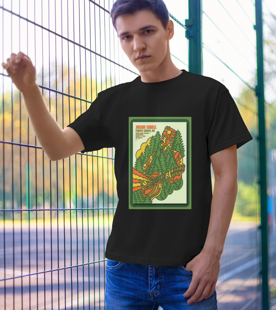 Jason Isbell Forest Grove OR Grand Lodge Concerts Aug 14 2026 T-Shirt