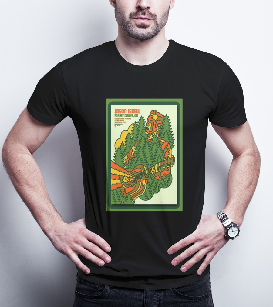 Jason Isbell Forest Grove OR Grand Lodge Concerts Aug 14 2026 T-Shirt