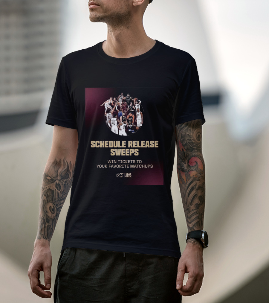 Schedule Release Sweeps Win Tickets To Your Favorite Matchups Seatgeek T-Shirt