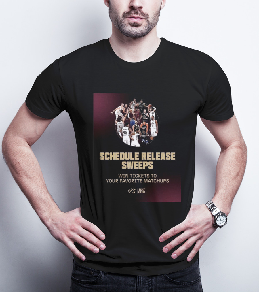 Schedule Release Sweeps Win Tickets To Your Favorite Matchups Seatgeek T-Shirt