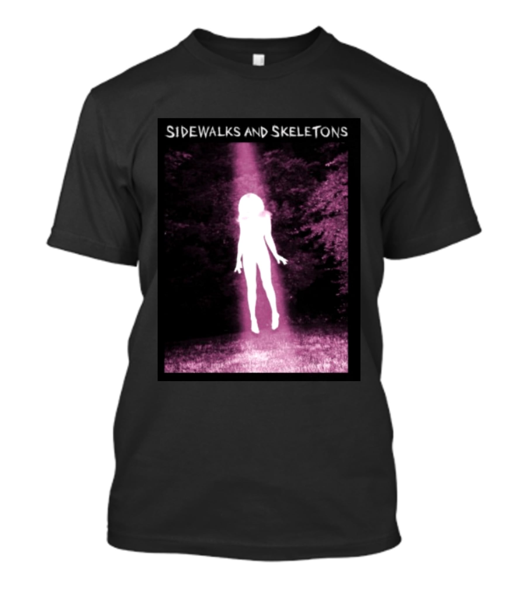 Sidewalks And Skeletons Goth Aesthetic Alien Abduction Vibes T-Shirt