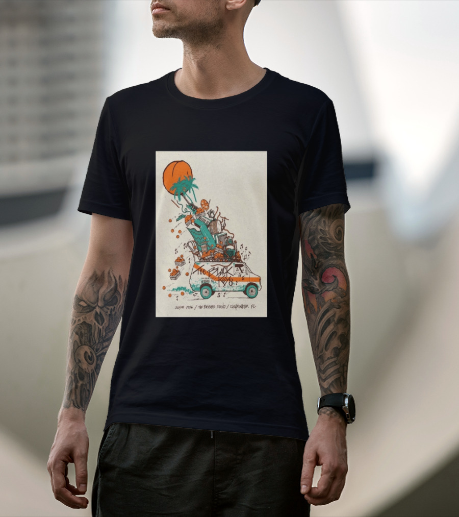The Black Keys July 28 2026 The Daycare Sound Clearwater FL Van And Music Instruments T-Shirt