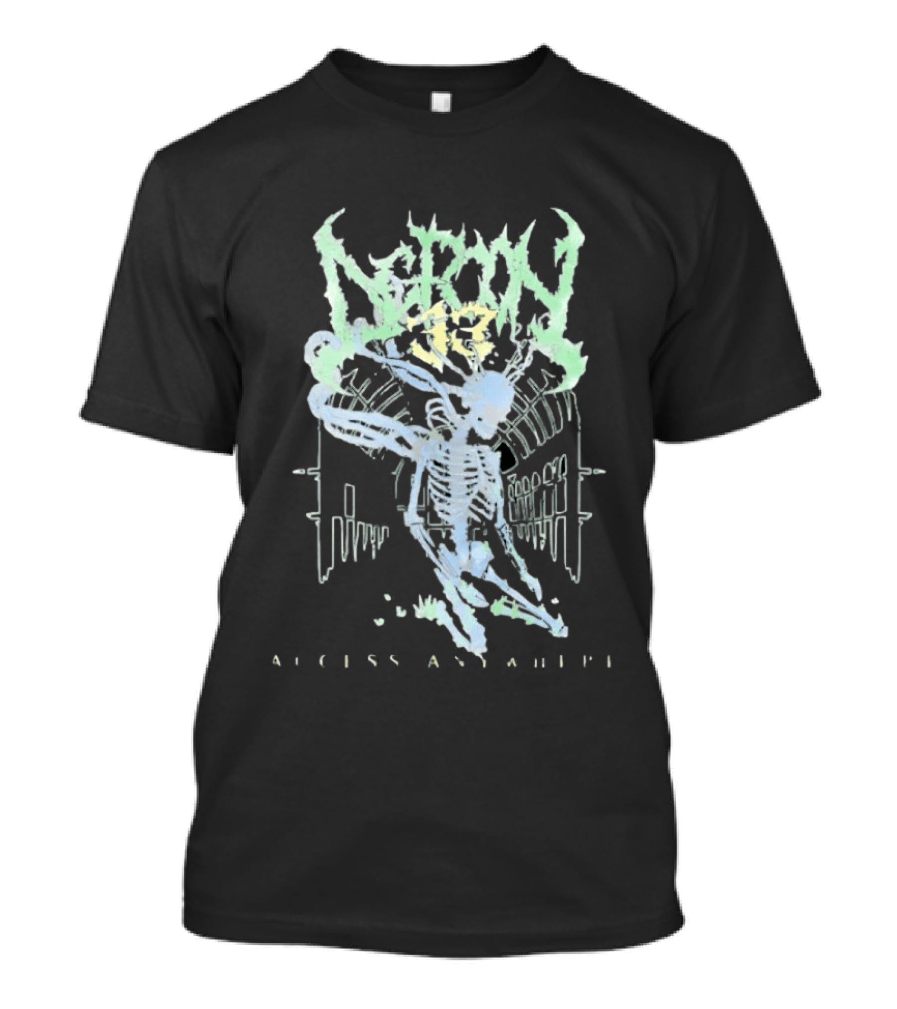 Neron 13 Skeleton Access Anywhere Metal Band T-Shirt