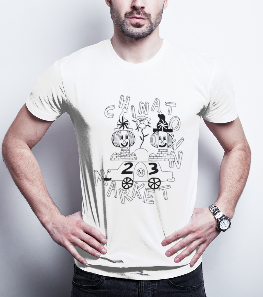 Chinatown Market 2023 Cartoon Clown And Mouse Characters T-Shirt