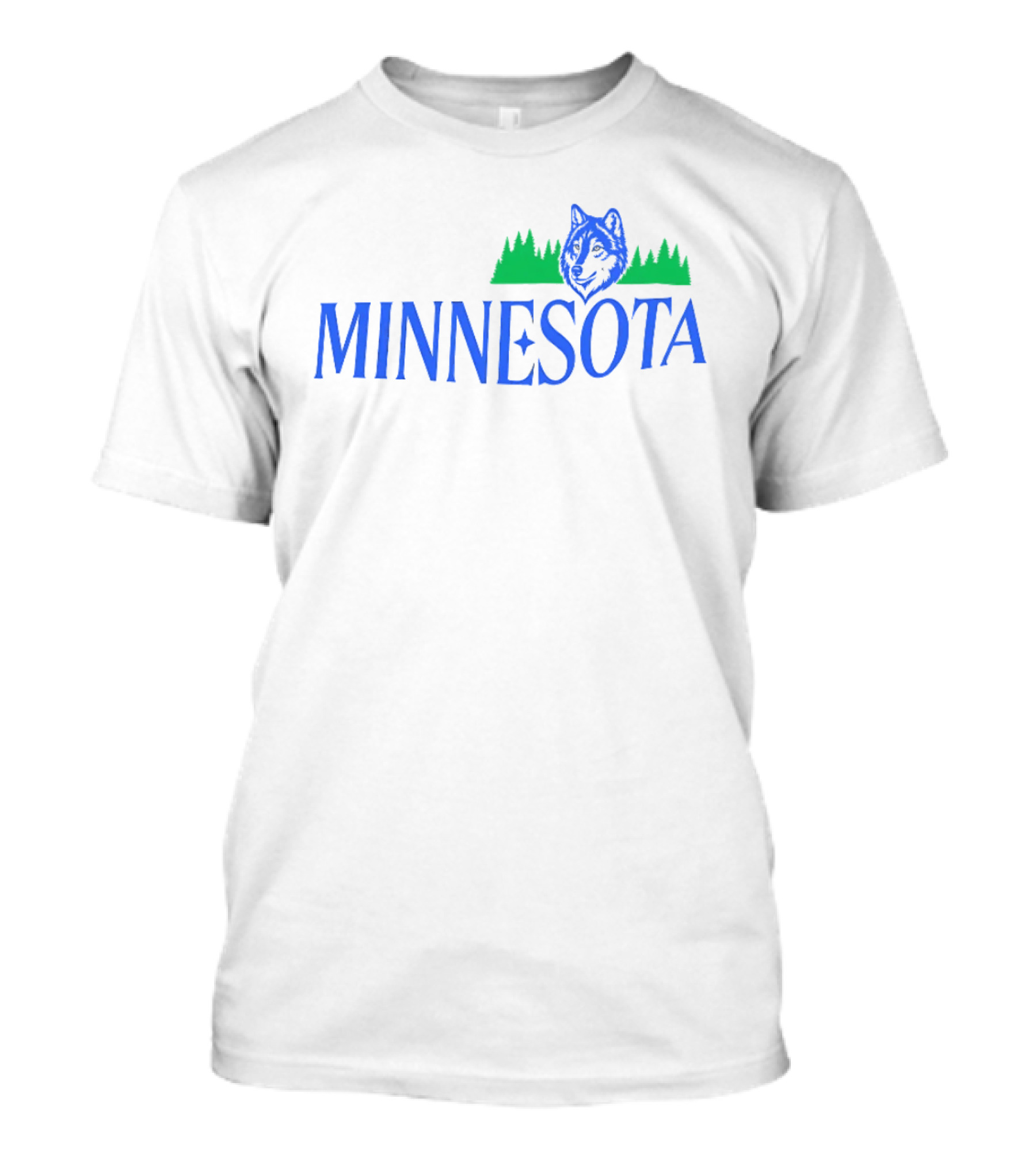 Minnesota Timberwolves Wolf Forest T-Shirt