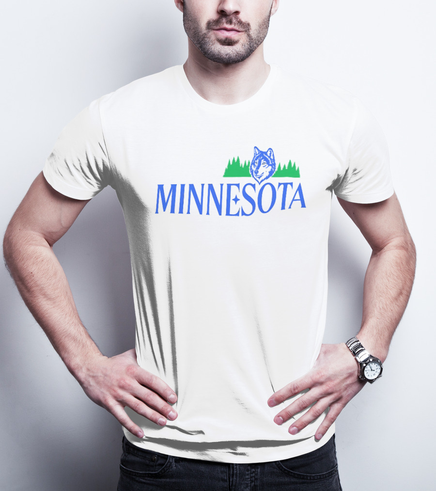 Minnesota Timberwolves Wolf Forest T-Shirt