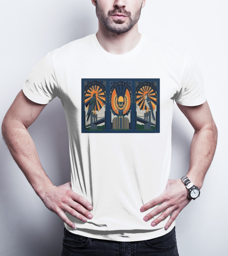 Mumford & Sons Madison Square Garden NYC 2026 Event August 11 13 Trio Nights T-Shirt