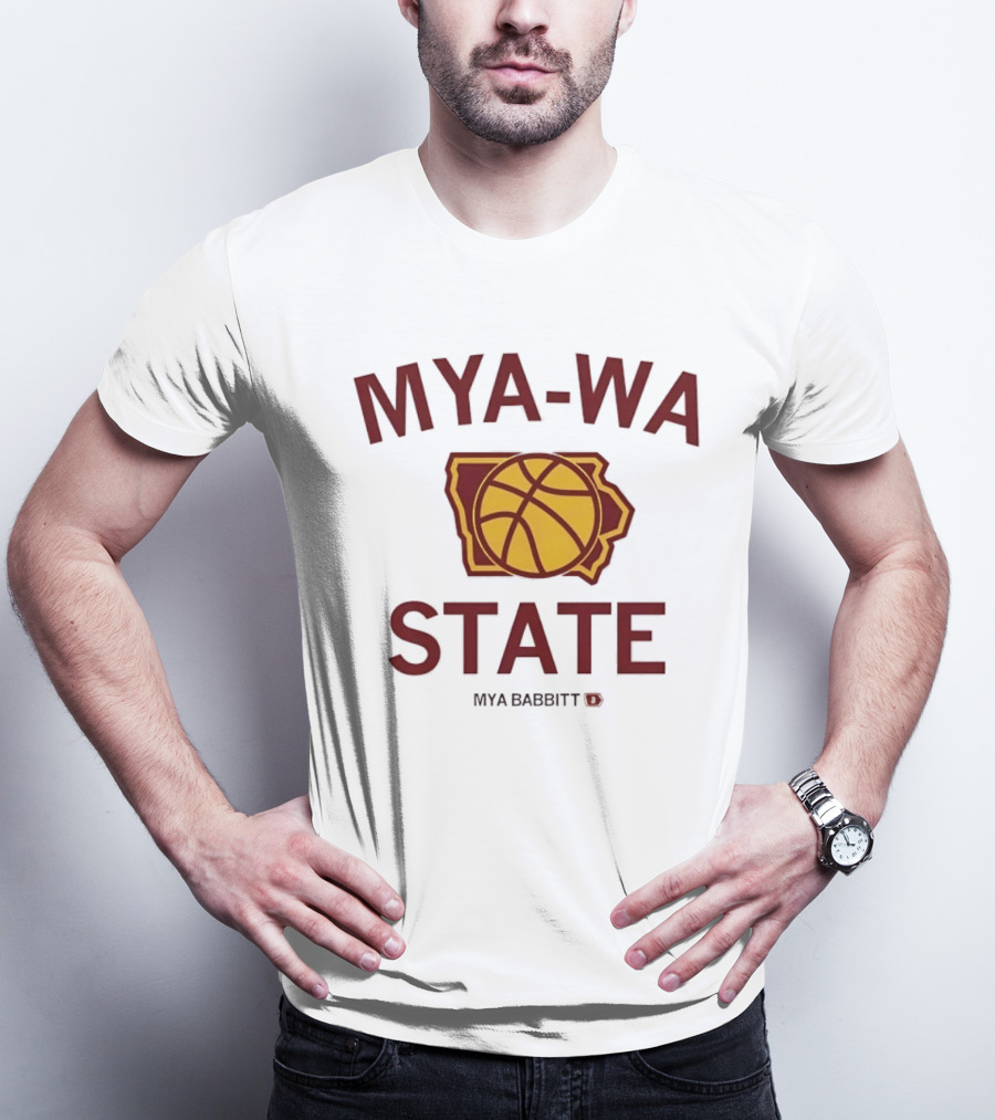 Mya Wa State Basketball NCAA Mya Babbitt T-Shirt
