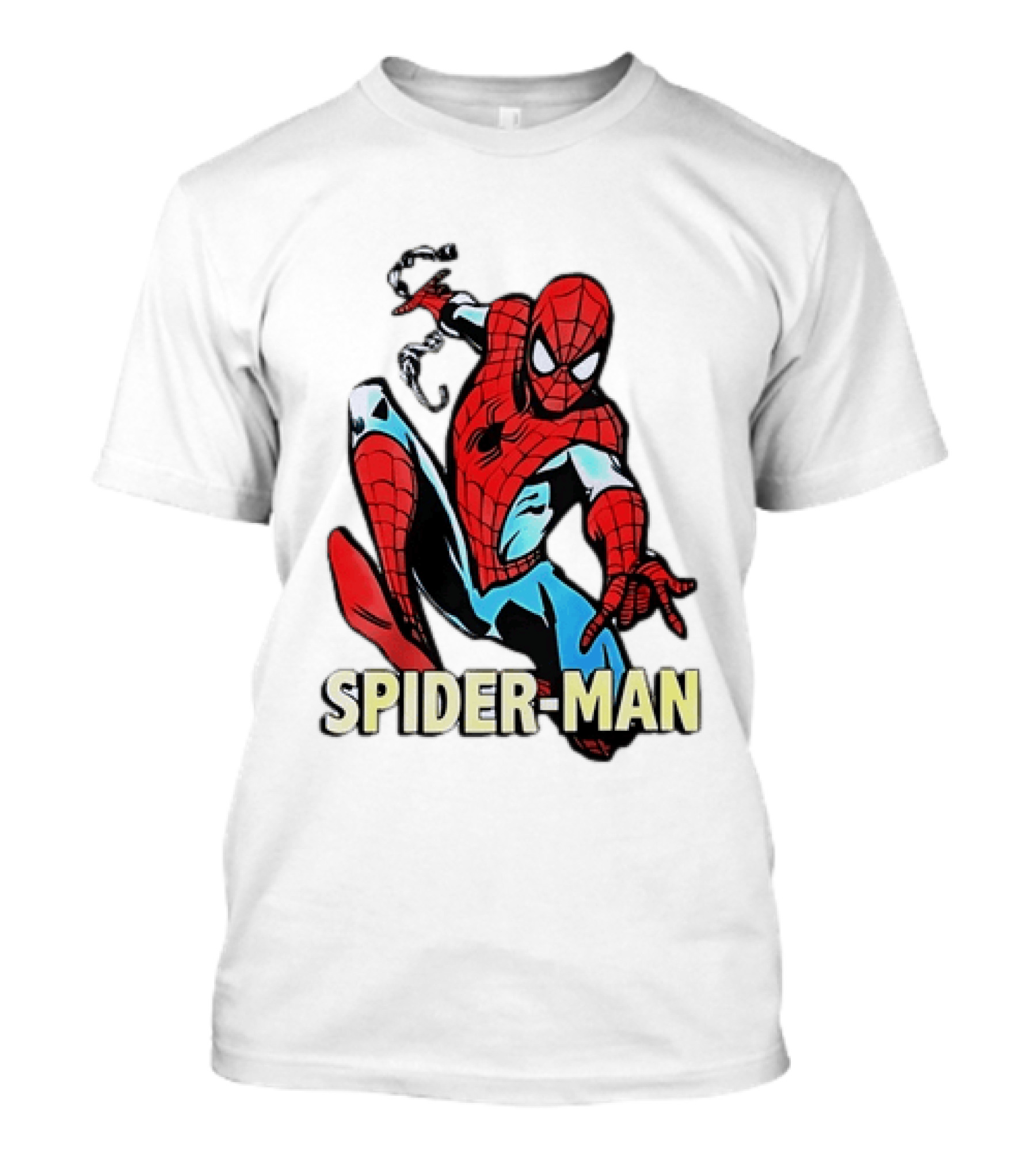 Spider Man Action Pose Marvel Superhero Avengers Comic T-Shirt