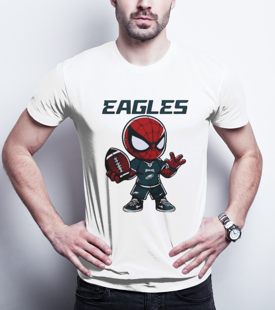 Spider Man Eagles Football Jersey Personalized Philadelphia Edition T-Shirt