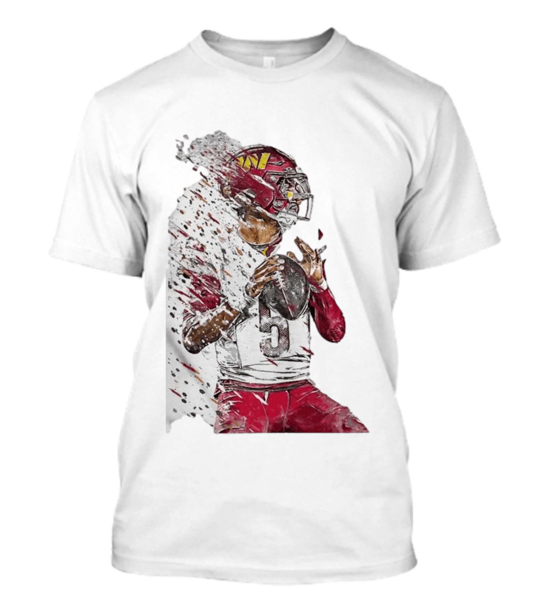 Jayden Daniels Washington Commanders Quarterback Football T-Shirt