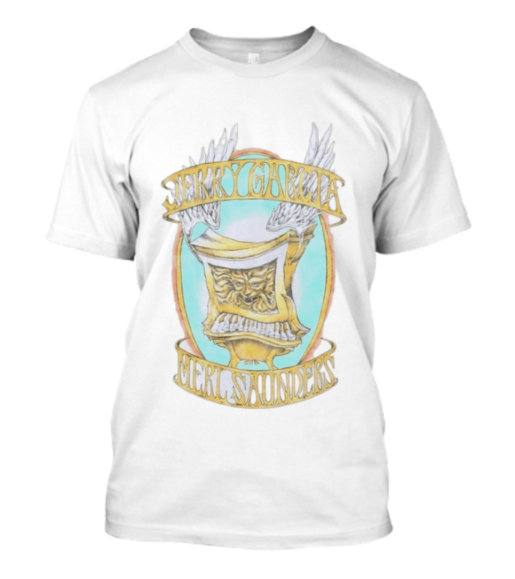 Jerry Garcia Merl Saunders Winged Piano Collaboration T-Shirt