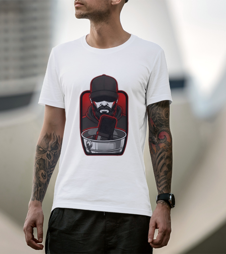 Pat McAfee Show Podcast Host Sports Enthusiast Iconic Microphone T-Shirt