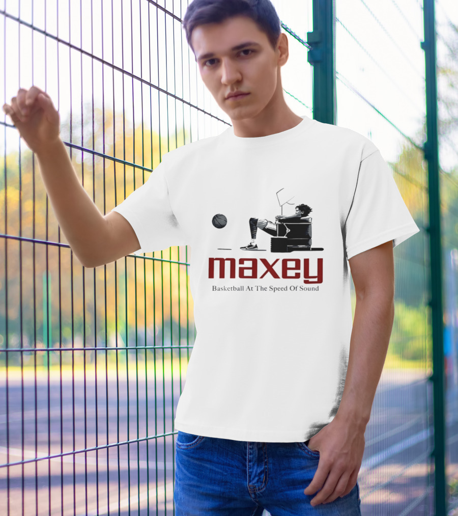 Maxey Basketball At The Speed Of Sound T-Shirt