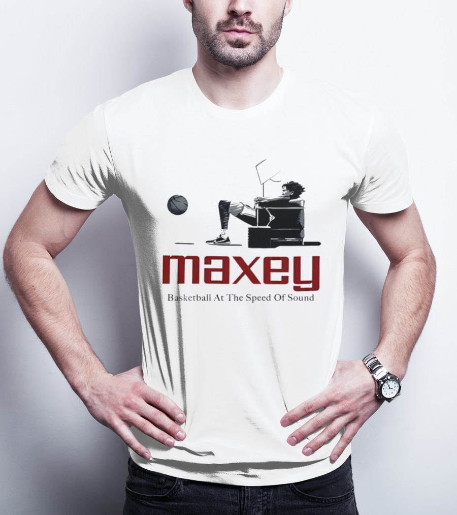 Maxey Basketball At The Speed Of Sound T-Shirt