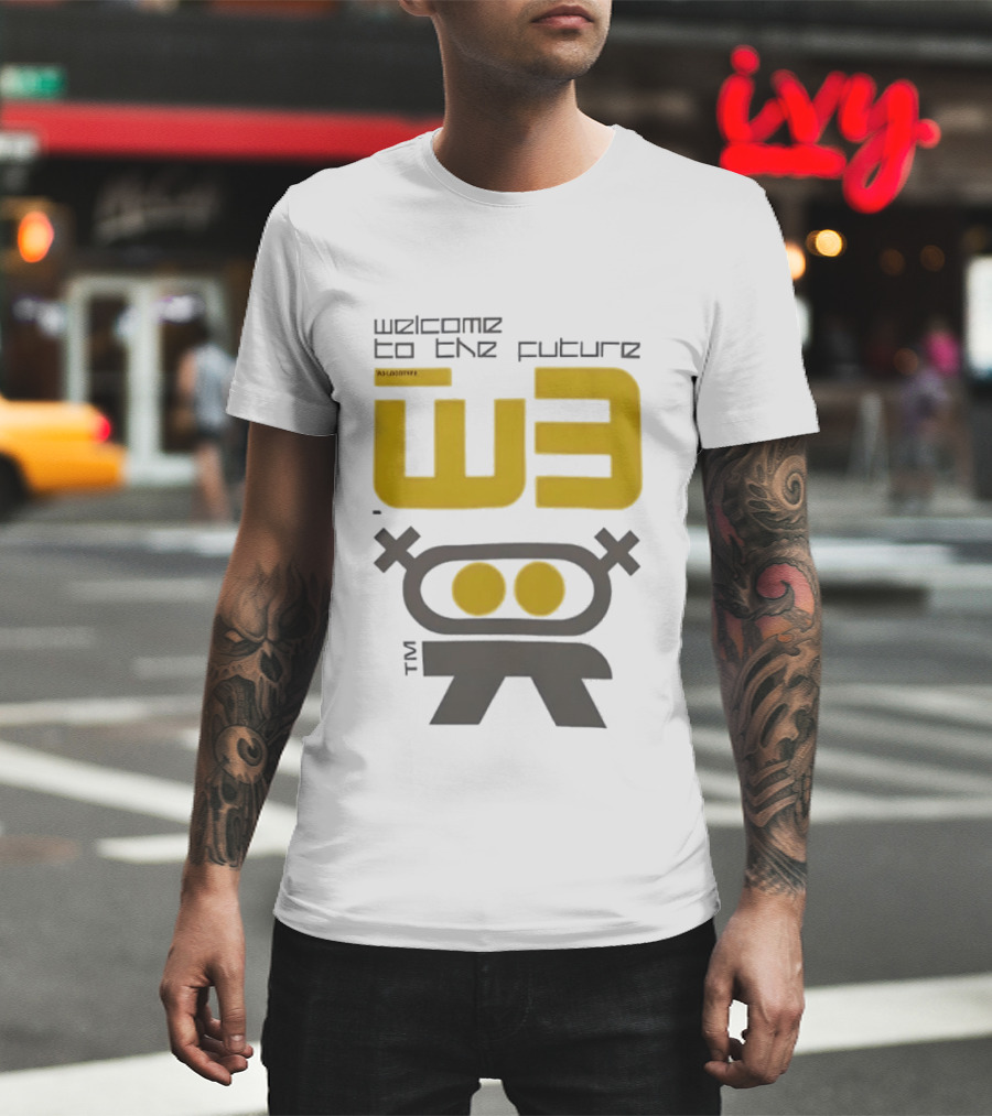 Welcome To The Future W3 Logotype TM T-Shirt