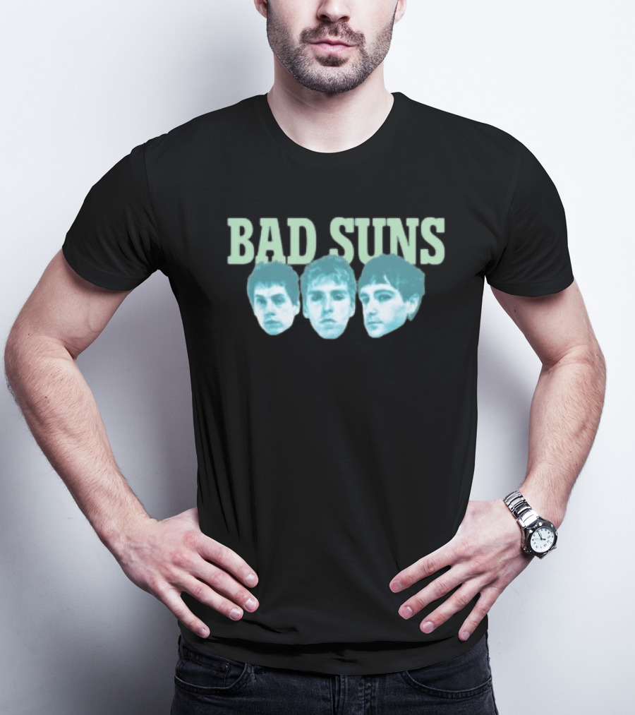 Bad Suns Band Floating Heads Imagery Merchandise T-Shirt