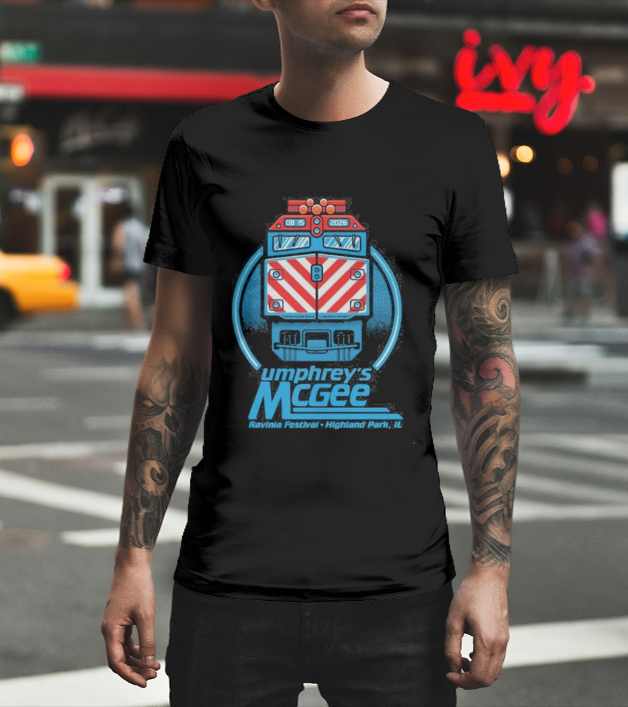 Highland Park IL 08.15.2026 Umphrey's McGee Tour Train T-Shirt