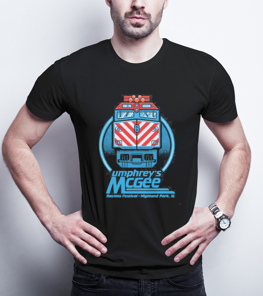 Highland Park IL 08.15.2026 Umphrey's McGee Tour Train T-Shirt