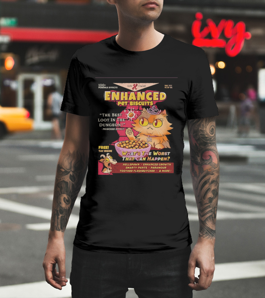 Enhanced Pet Biscuits Princess Donut Best Loot In The Dungeon T-Shirt