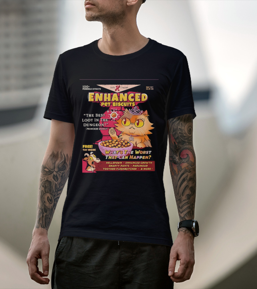 Enhanced Pet Biscuits Princess Donut Best Loot In The Dungeon T-Shirt
