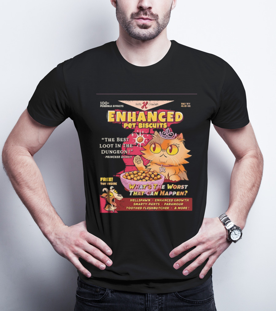 Enhanced Pet Biscuits Princess Donut Best Loot In The Dungeon T-Shirt