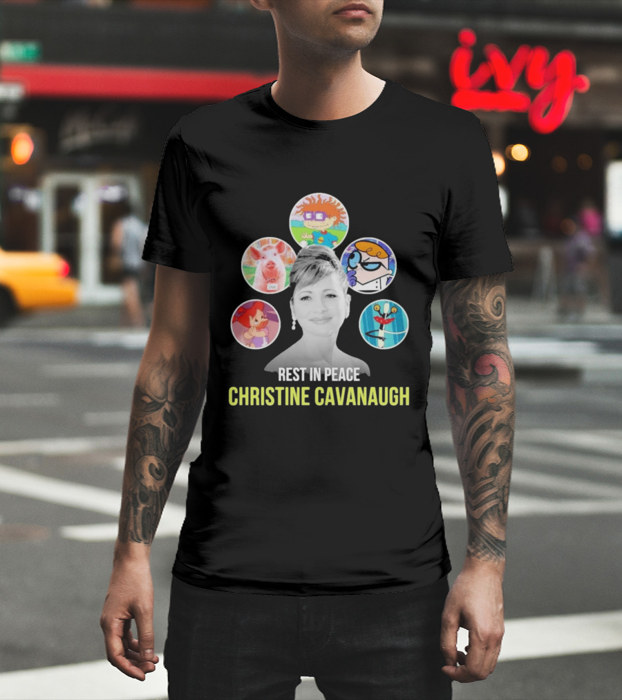 Rest In Peace Christine Cavanaugh Chuckie Dexter Babe Gosalyn Globehornet T-Shirt