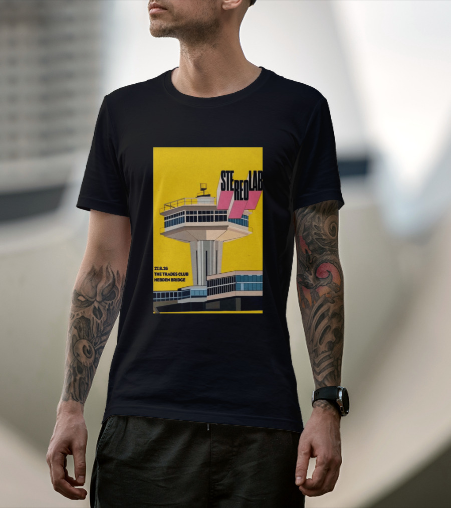 Stereolab 27.8.26 Hebden Bridge The Trades Club T-Shirt