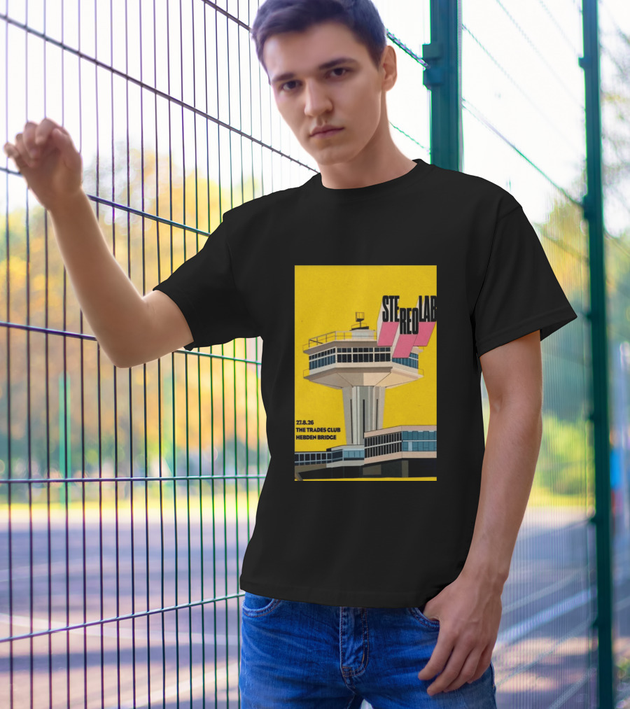 Stereolab 27.8.26 Hebden Bridge The Trades Club T-Shirt