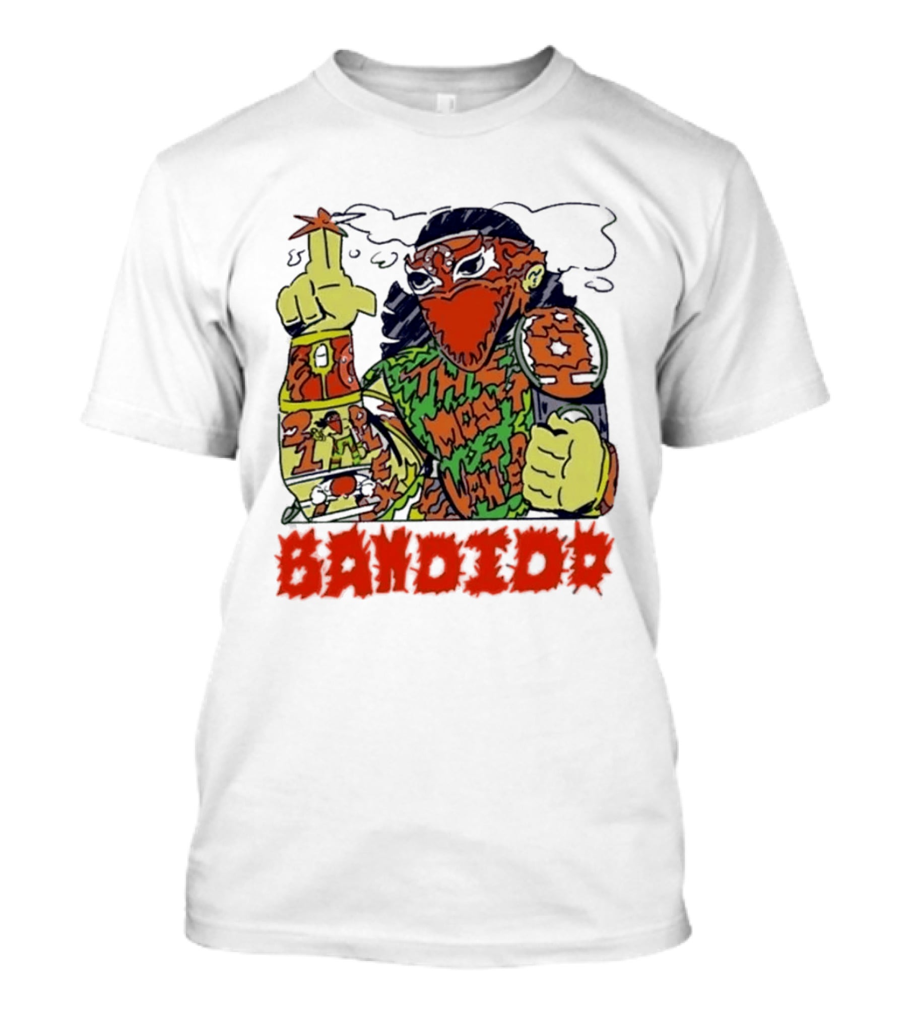 Most Wanted Bandido Lucha Libre Wrestler Suplex Champion T-Shirt