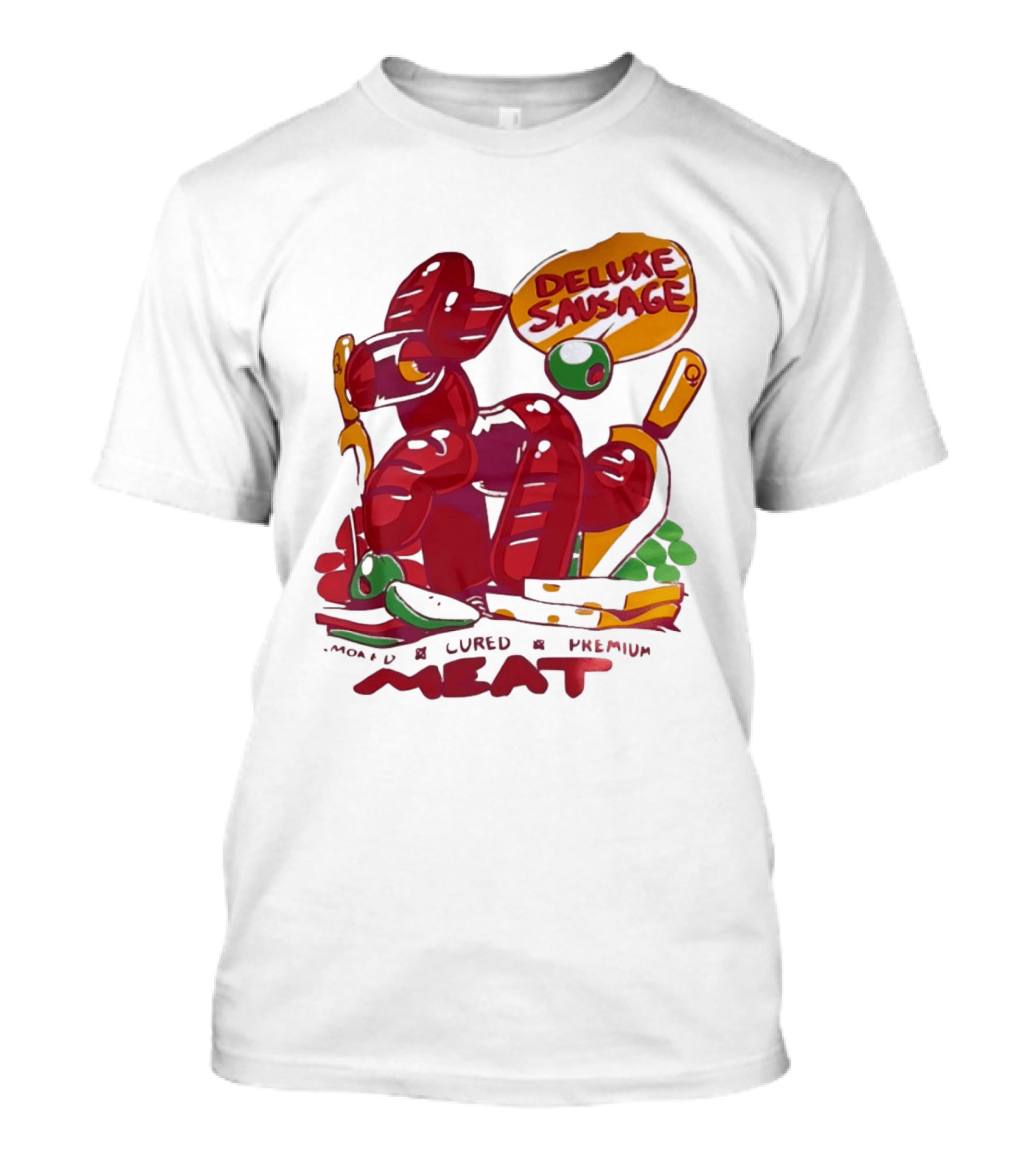 Deluxe Sausage Cured Premium Meat T-Shirt