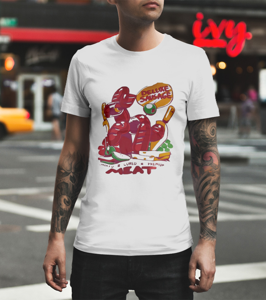 Deluxe Sausage Cured Premium Meat T-Shirt