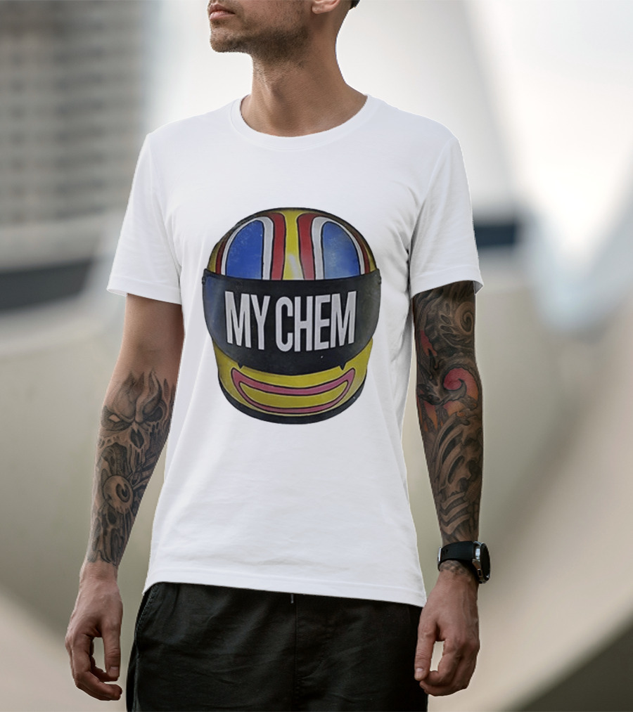 My Chemical Romance Kobra Kid Helmet My Chem T-Shirt