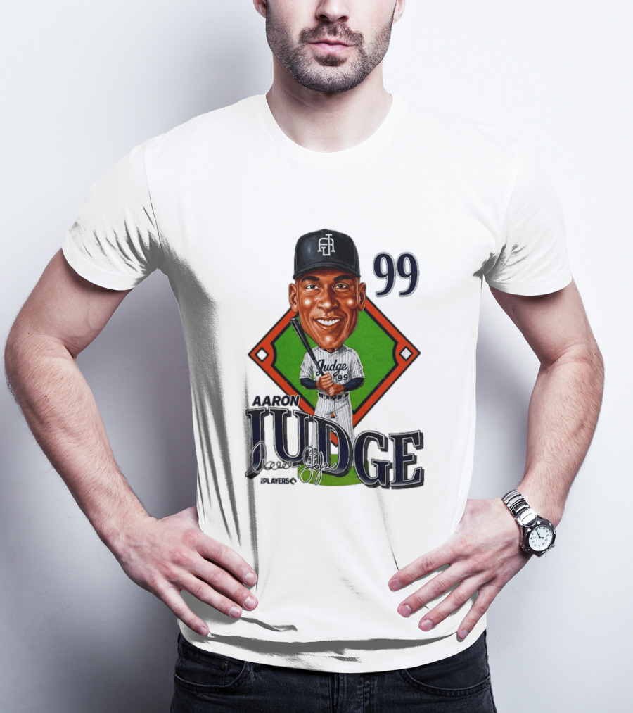 Aaron Judge New York Yankees Player 99 Caricature T-Shirt