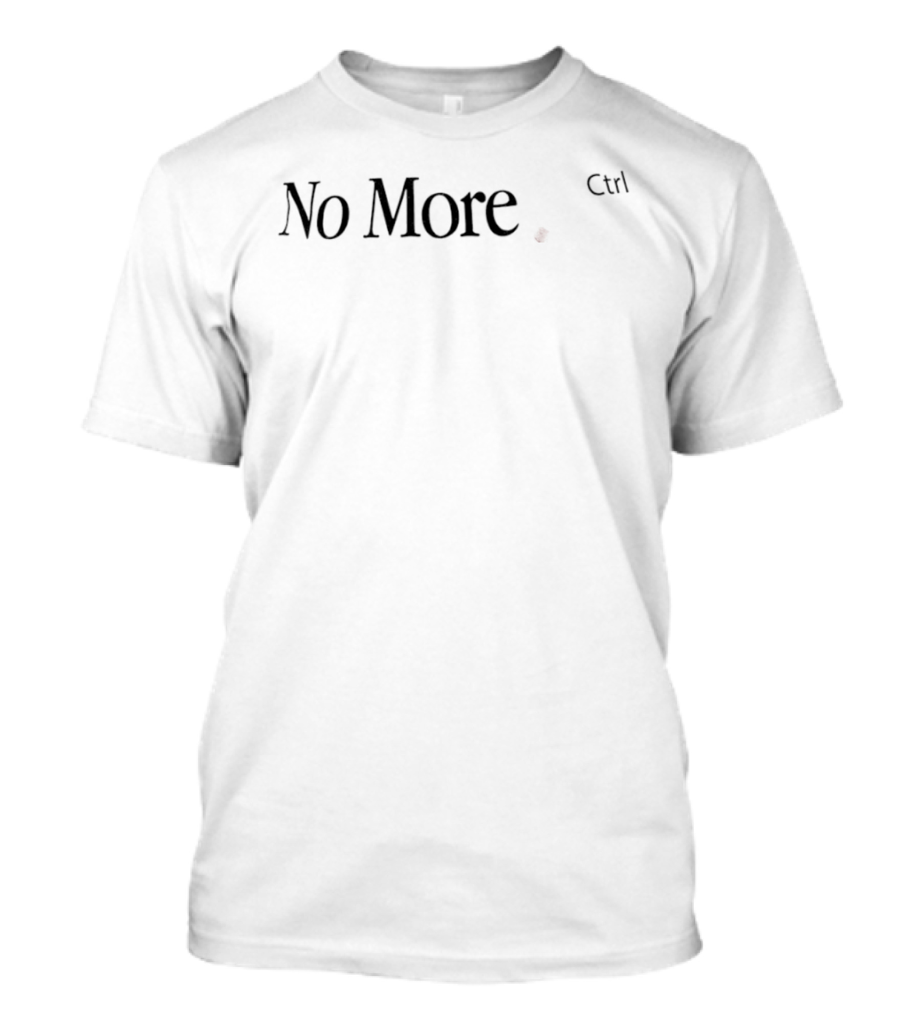 No More Ctrl Keyboard Key Tech Joke Programmer T-Shirt
