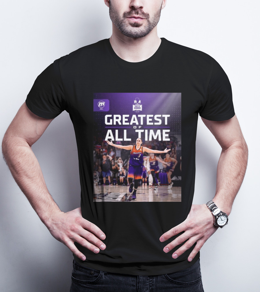 Diana Taurasi Phoenix Mercury Ring Of Honor Greatest Of All Time T-Shirt