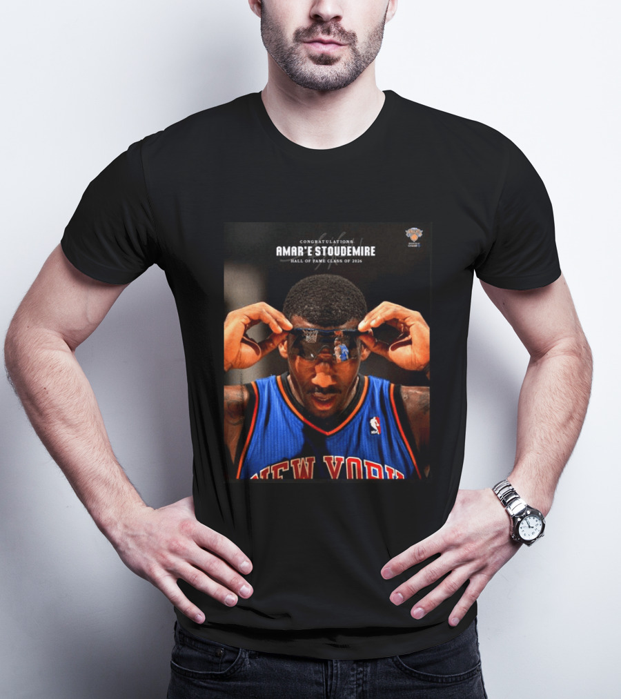 Congratulations Amar'e Stoudemire New York Knicks Hall Of Fame Class Of 2026 T-Shirt