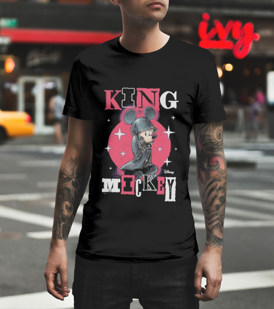 Disney Kingdom Hearts King Mickey Stars T-Shirt